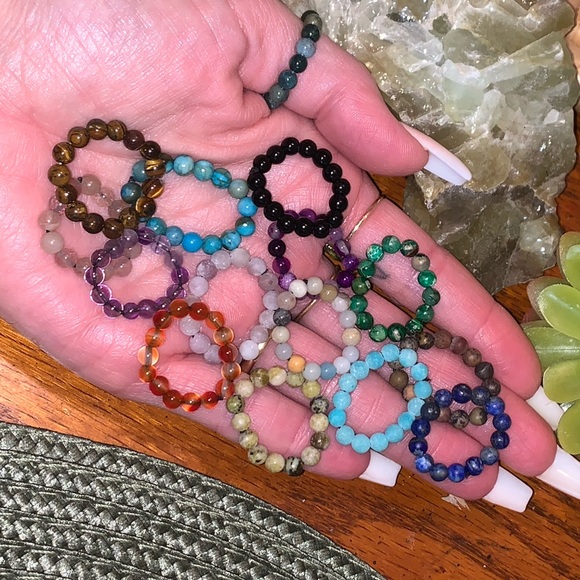 Jewelry | Crystal Bead Rings By Request | Poshmark